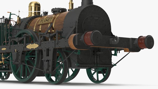 modelo 3d Planeta locomotora de Robert Stephenson 1830 - TurboSquid 2124384