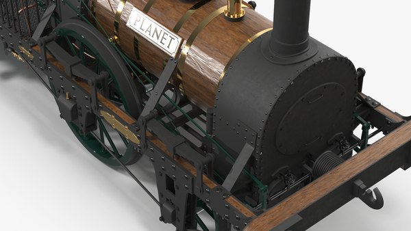 modelo 3d Planeta locomotora de Robert Stephenson 1830 - TurboSquid 2124384