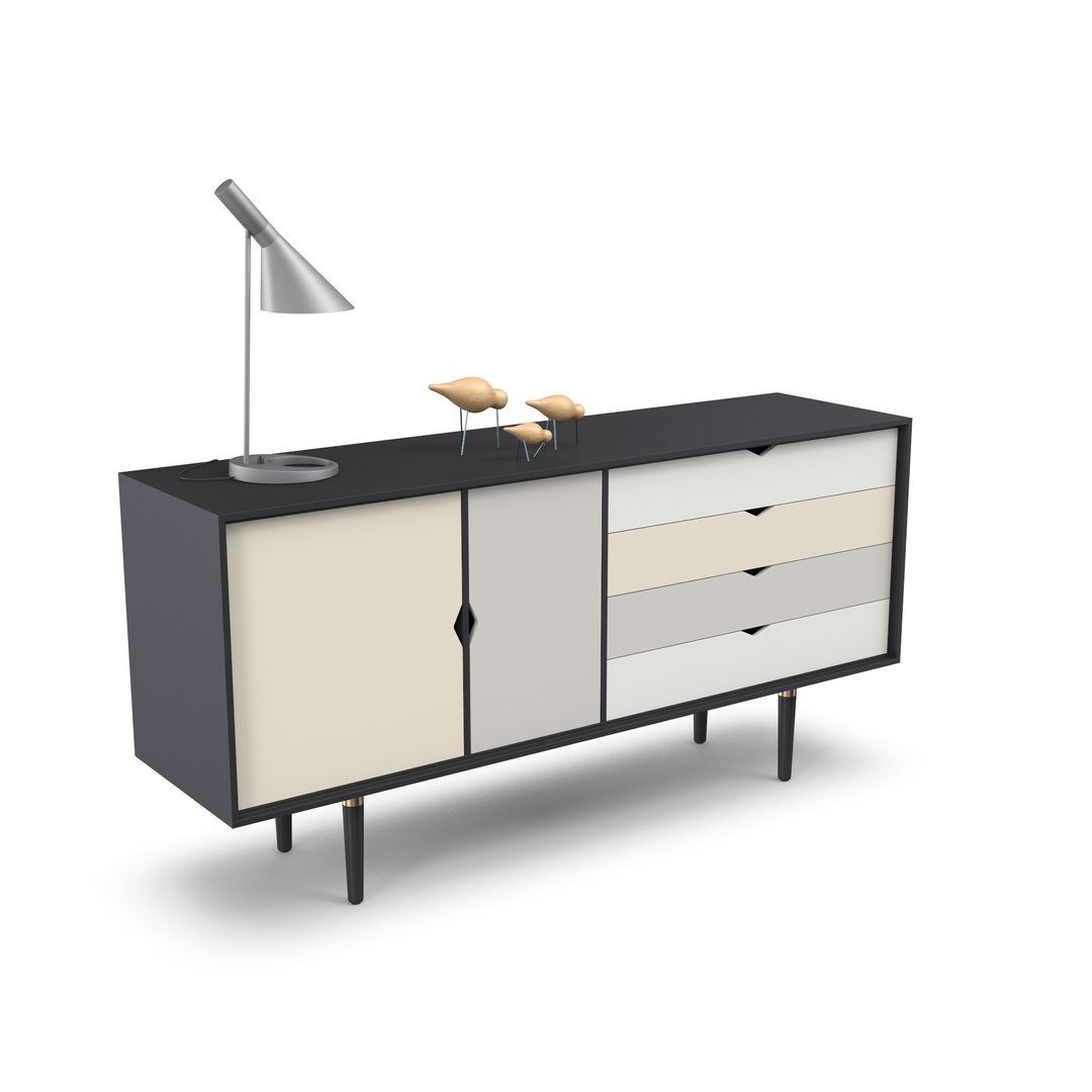 3D sideboard wood - TurboSquid 1258674