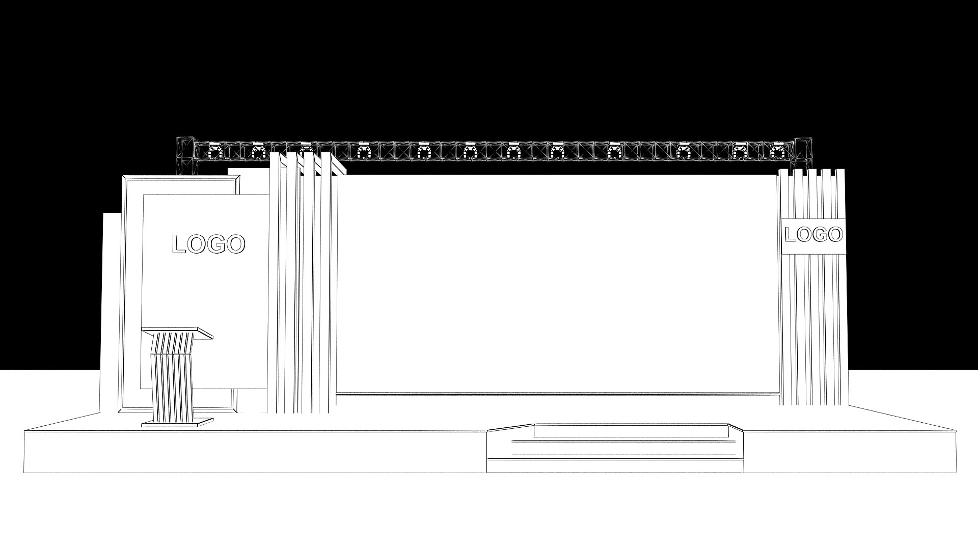 3D Event Stage Design - TurboSquid 2169297