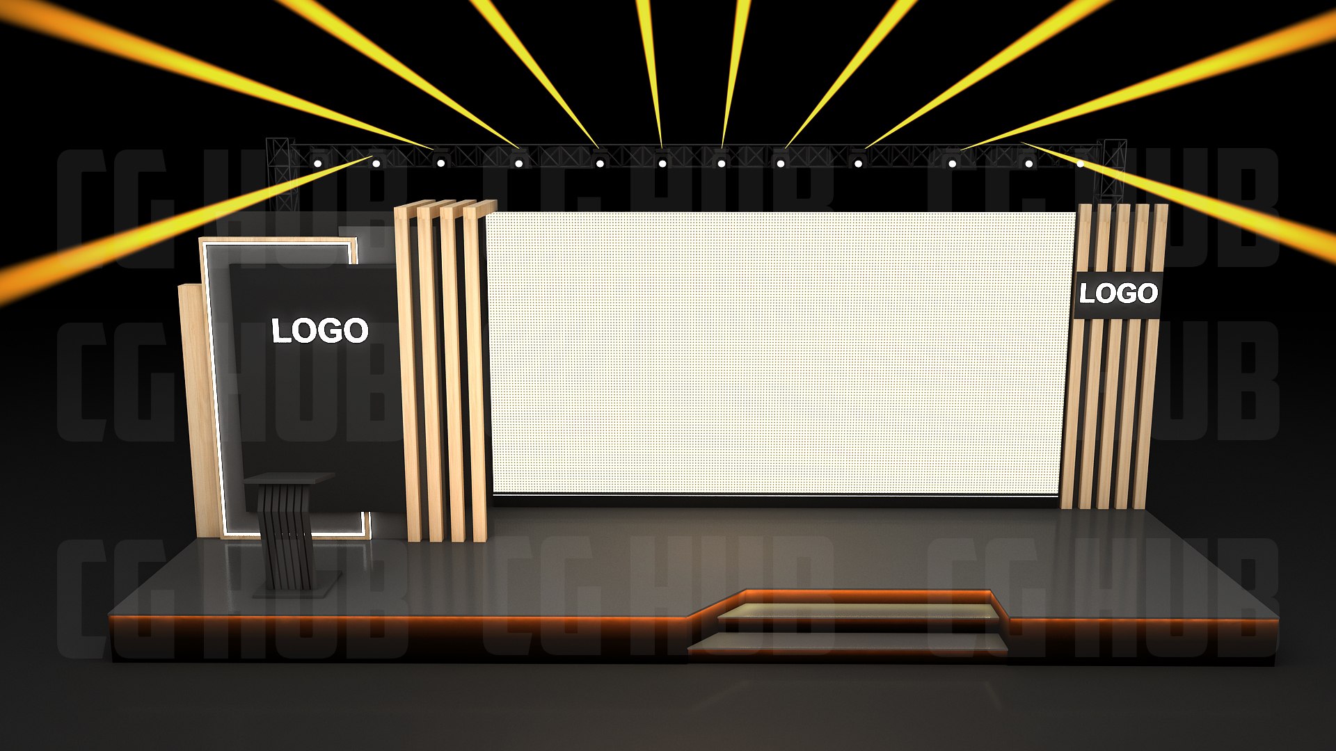 3D Event stage design - TurboSquid 2169297