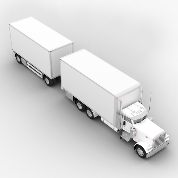 3D box truck trailer - TurboSquid 1337558