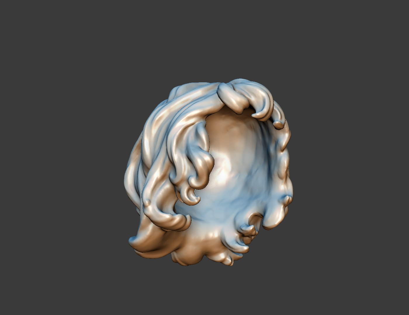 3D Curly Hairs - TurboSquid 1154347