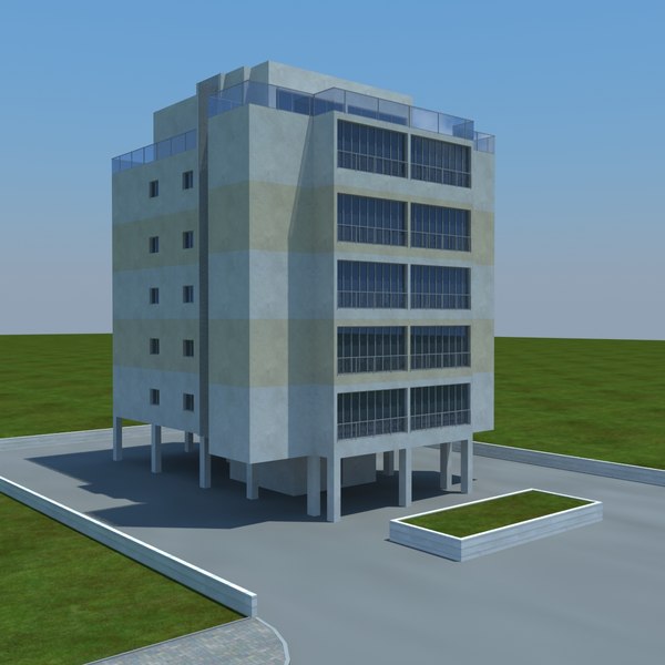 3d buildings model