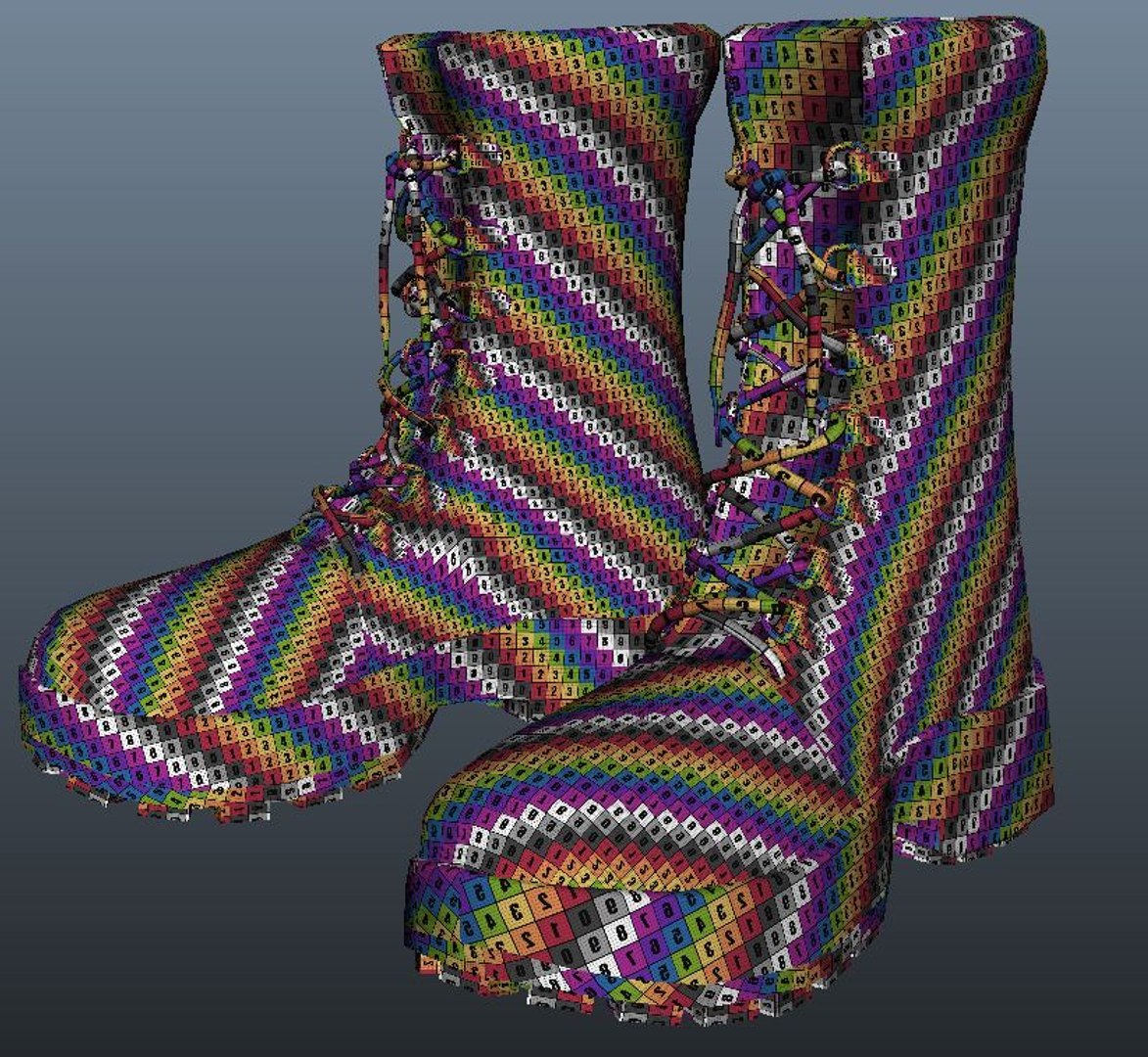 3d Model Boot Accessories