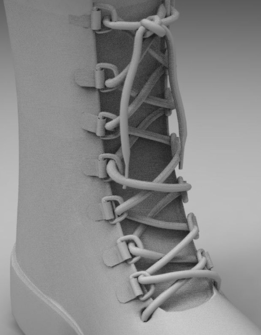 3d Model Boot Accessories