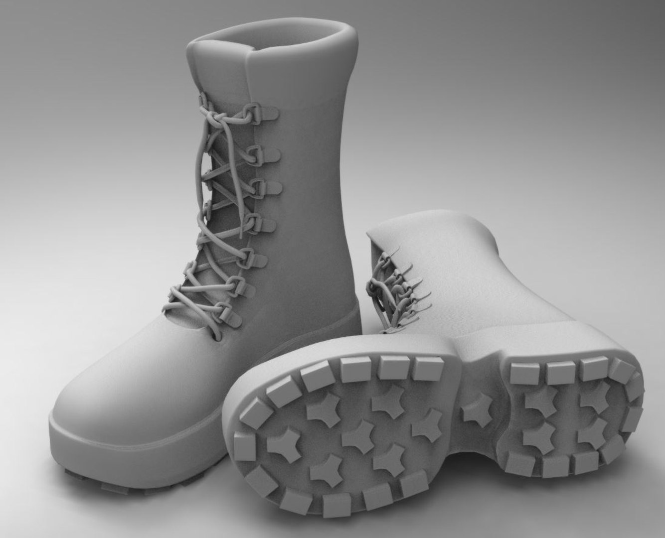 3d Model Boot Accessories