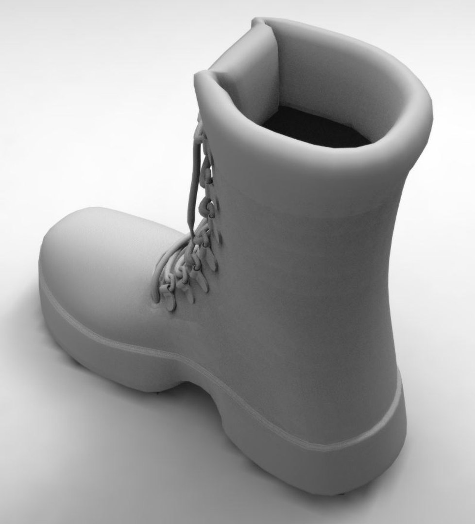 3d Model Boot Accessories