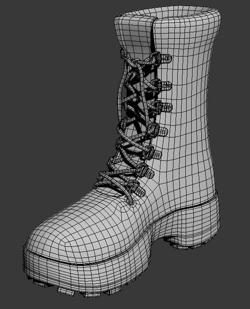 3d Model Boot Accessories
