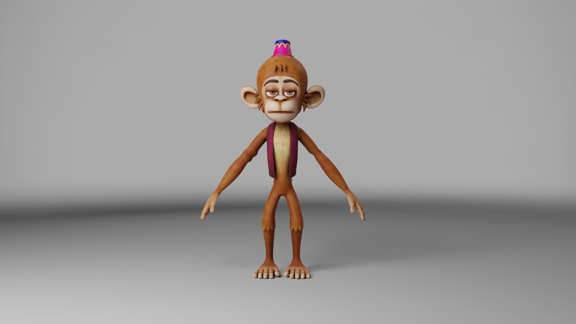 Disney Aladdin Abu Stylized Character 3D Model Model - TurboSquid 2147146