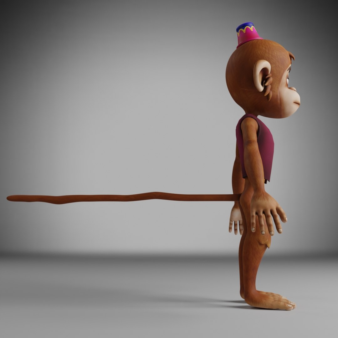 Disney Aladdin Abu Stylized Character 3D Model Model - TurboSquid 2147146