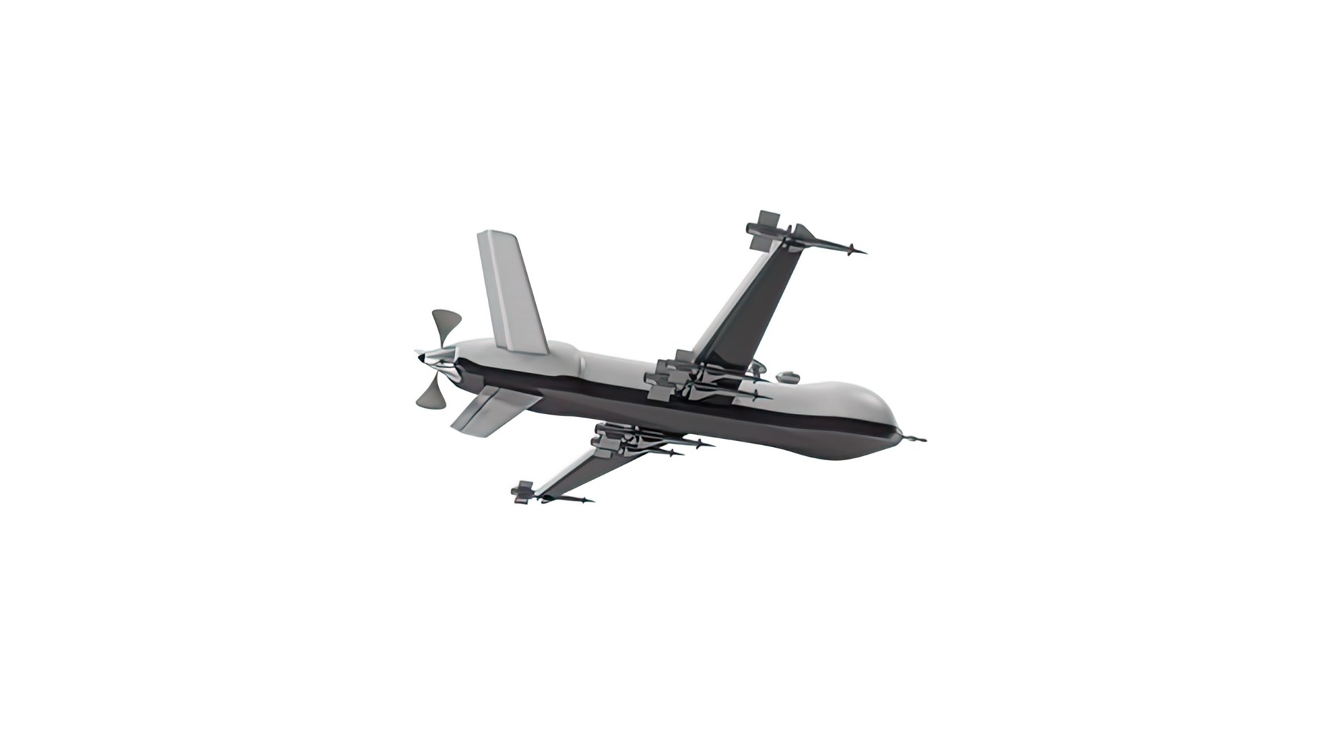 3D Model Armed Military Drone - TurboSquid 2210827