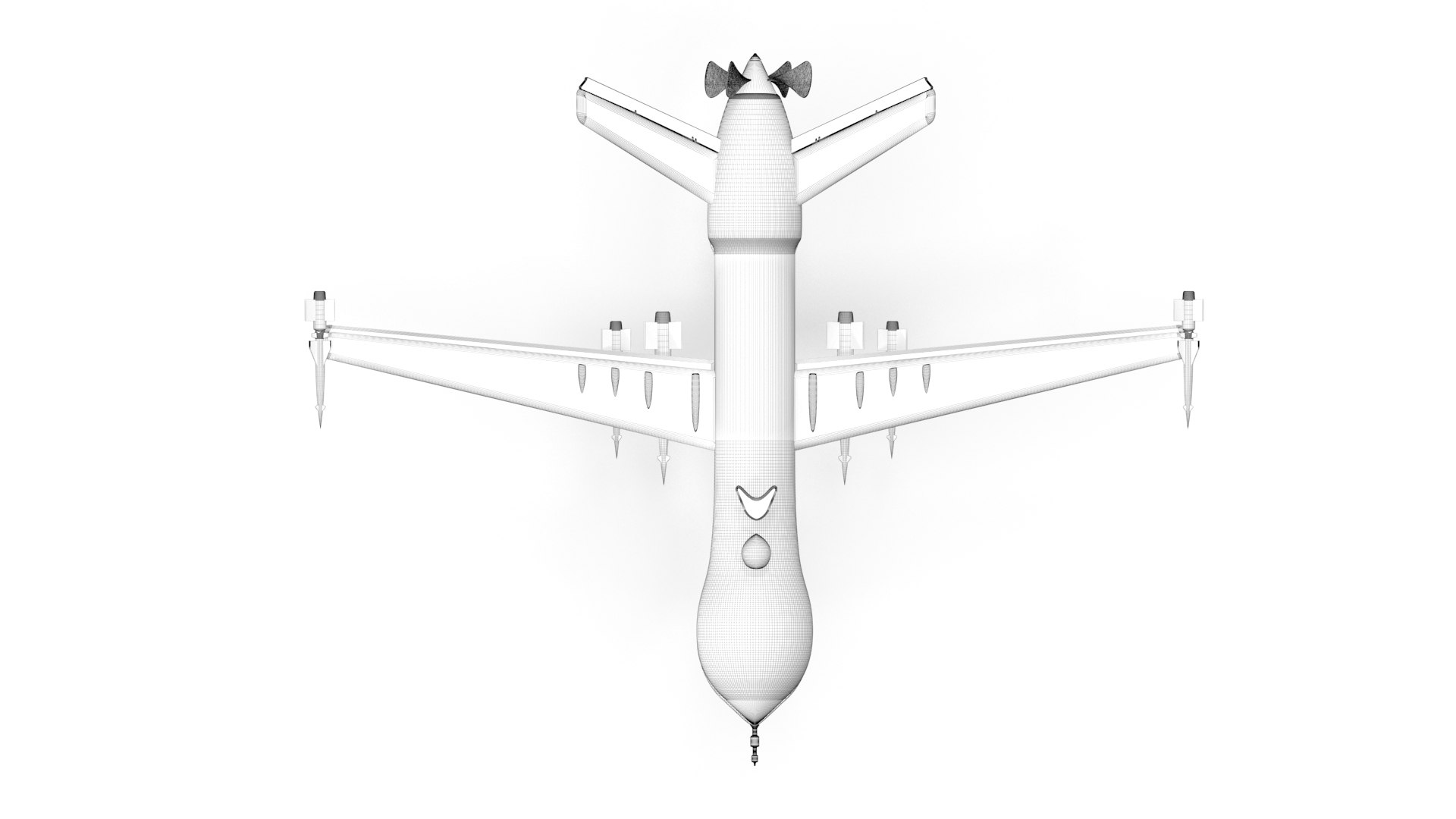 3D Model Armed Military Drone - TurboSquid 2210827