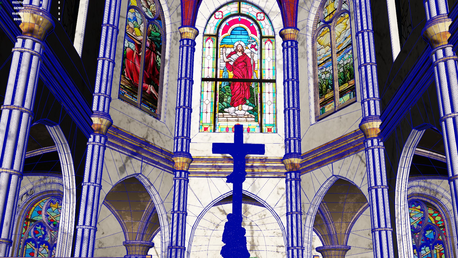 3D Church Interior Set Model Model - TurboSquid 2390382