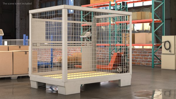 Euro mesh pallet epal 3D model - TurboSquid 1610826