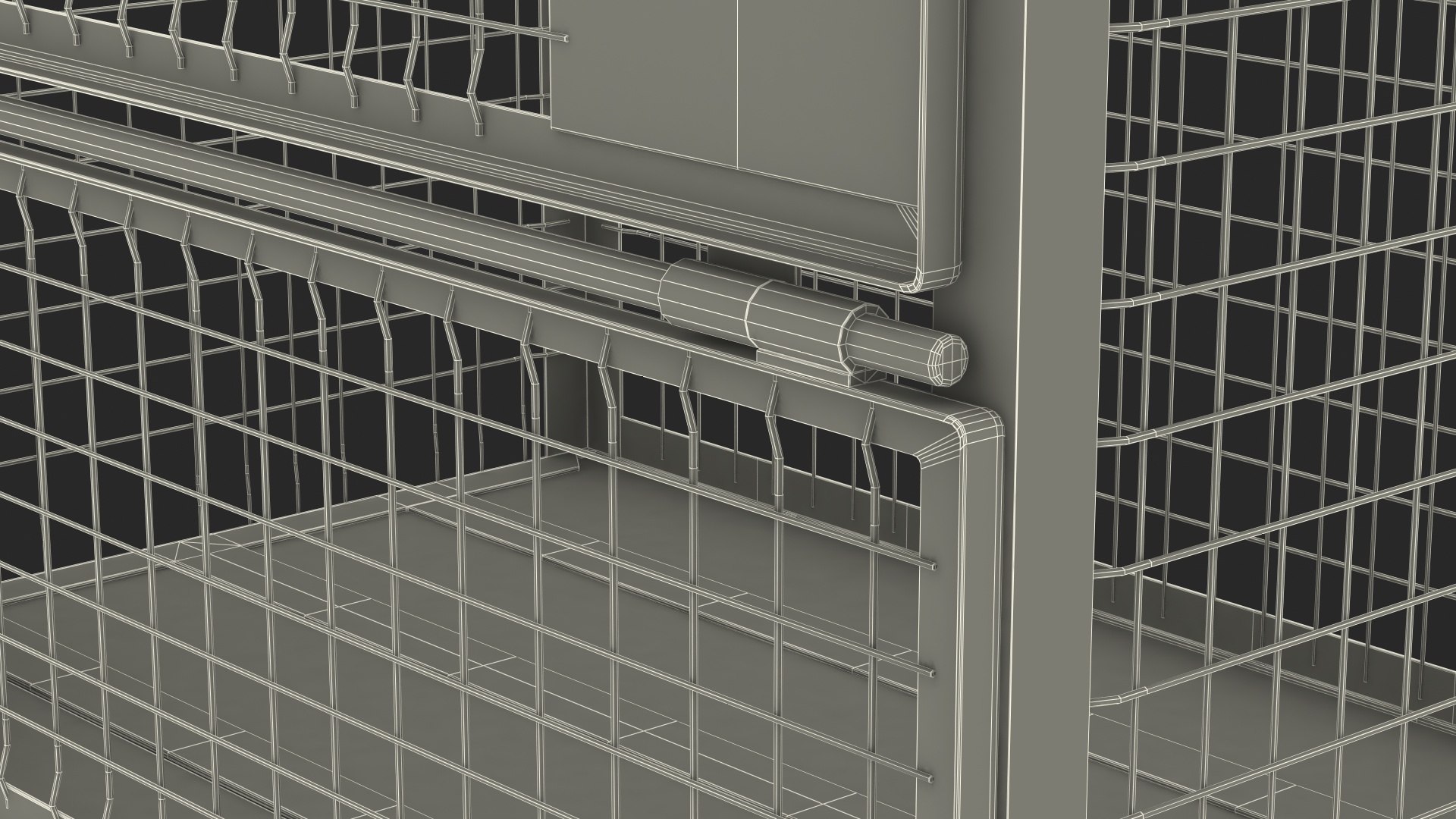 Euro mesh pallet epal 3D model - TurboSquid 1610826