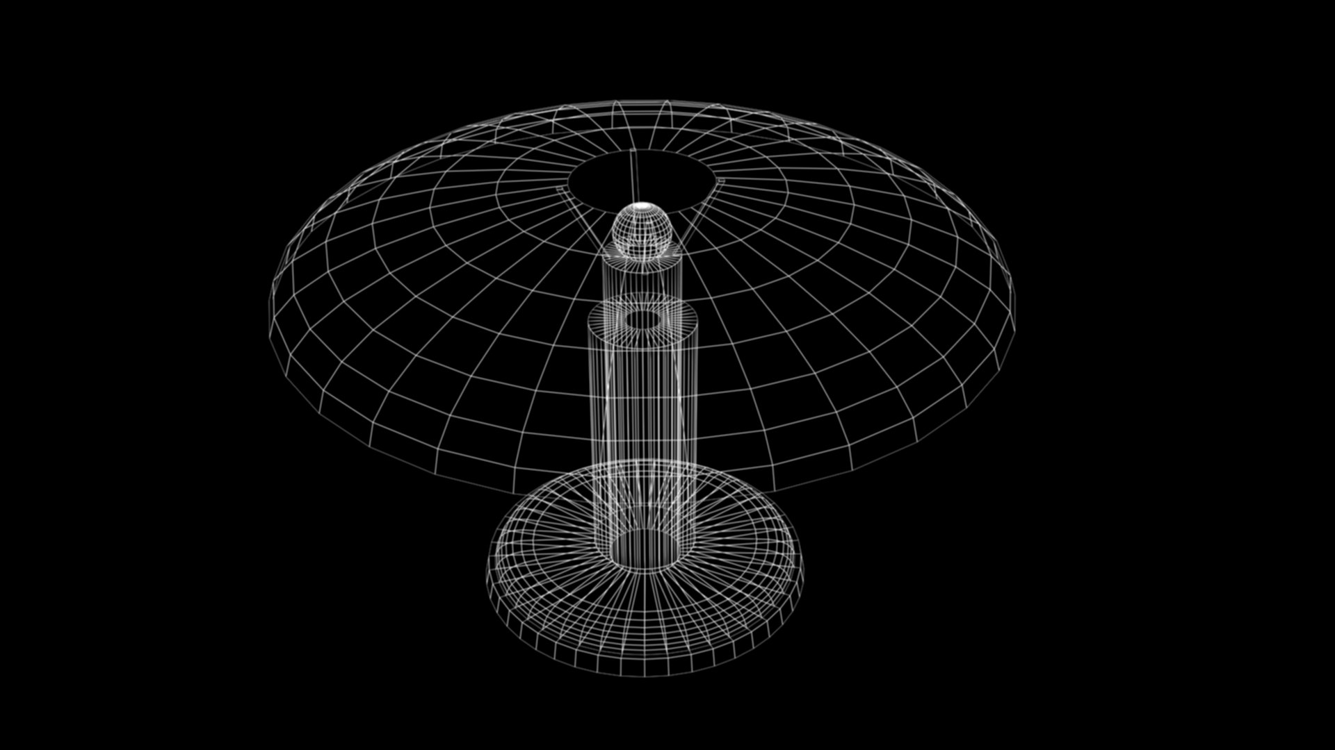 Mashroom Table Lamp Model - TurboSquid 2055854