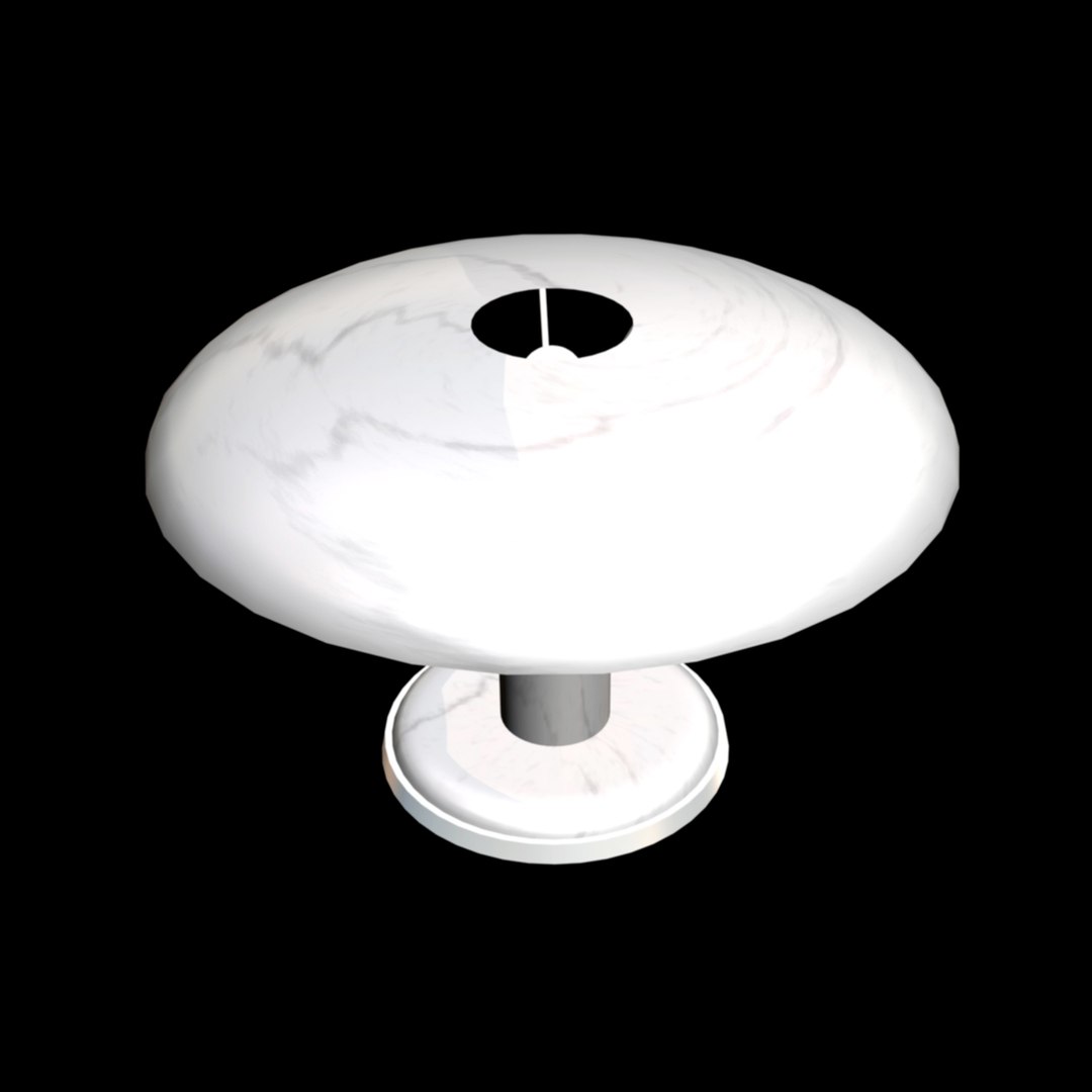 Mashroom Table Lamp Model - TurboSquid 2055854