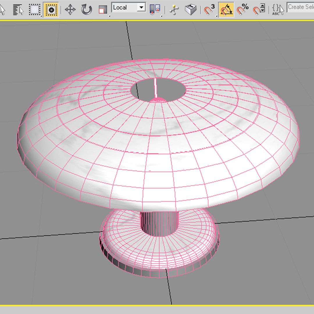 Mashroom Table Lamp Model - TurboSquid 2055854