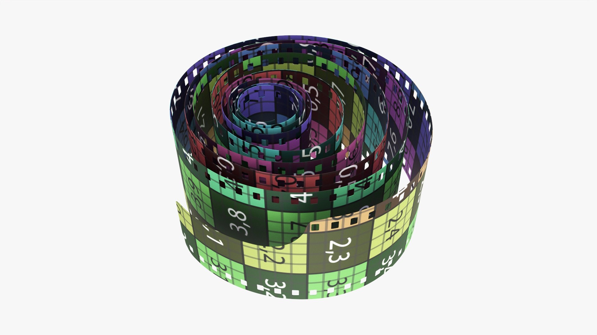 3D Photographic Film Roll Model - TurboSquid 1716129