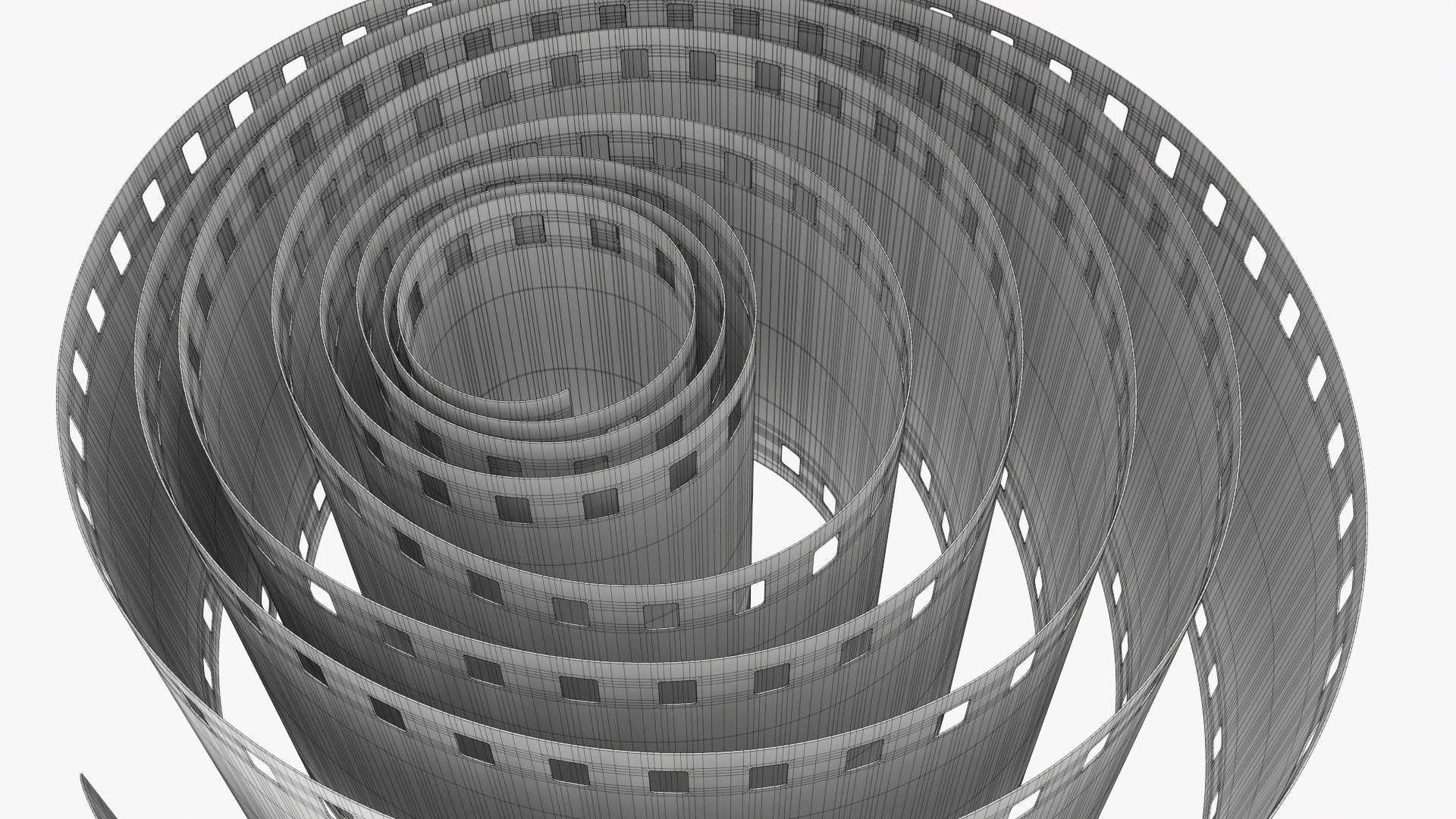 3D Photographic film roll model - TurboSquid 1716129