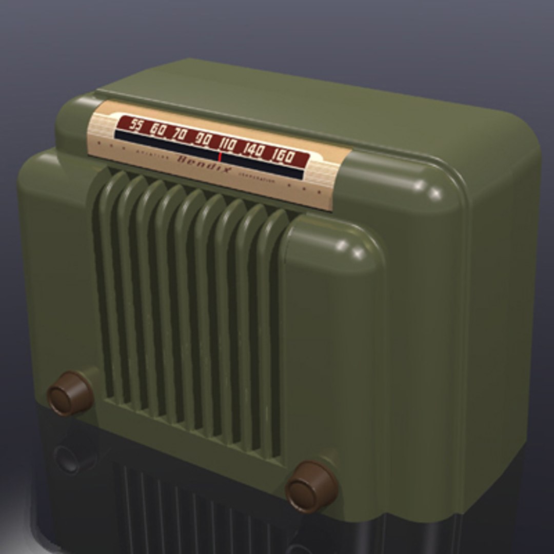 3d Model Of Radio