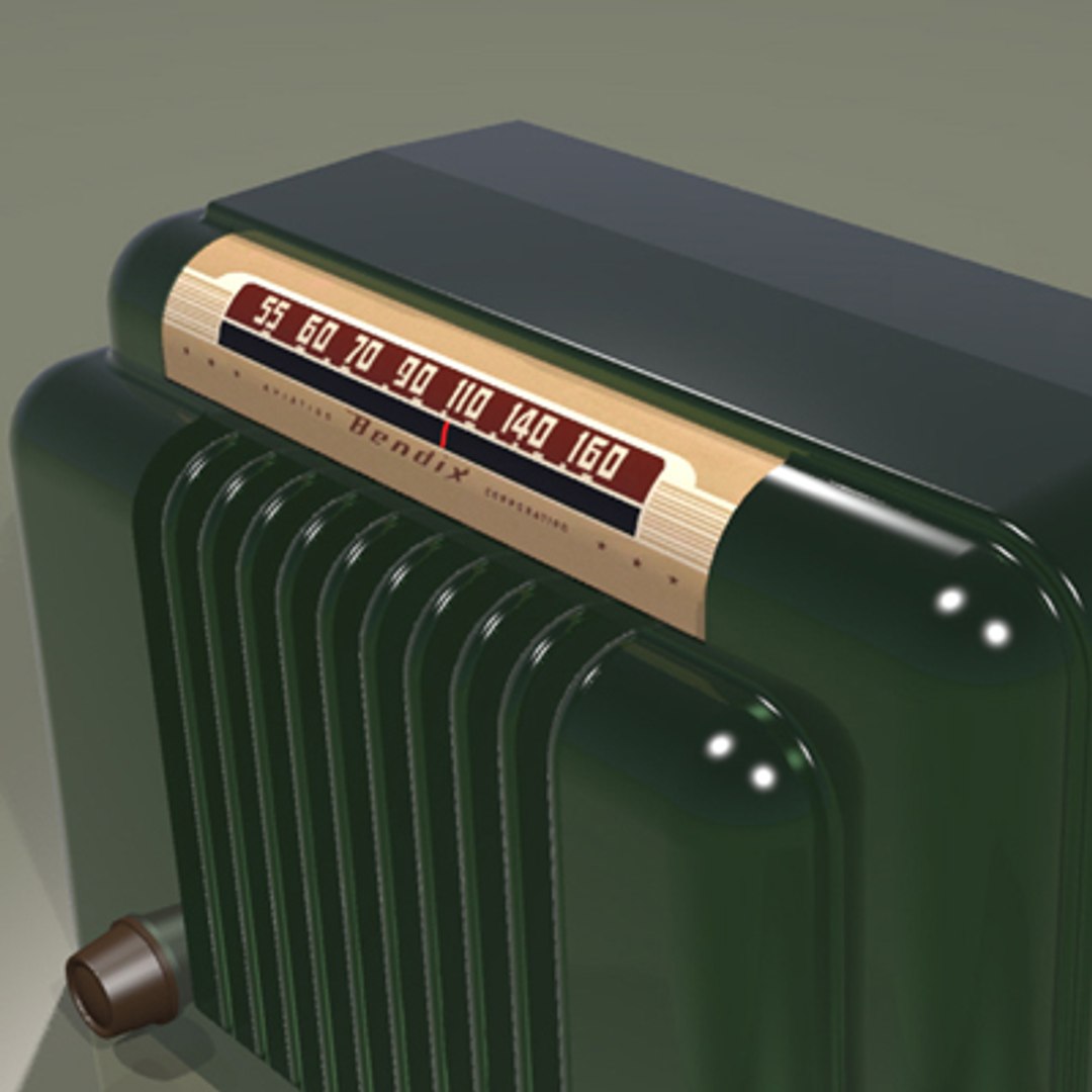 3d Model Of Radio