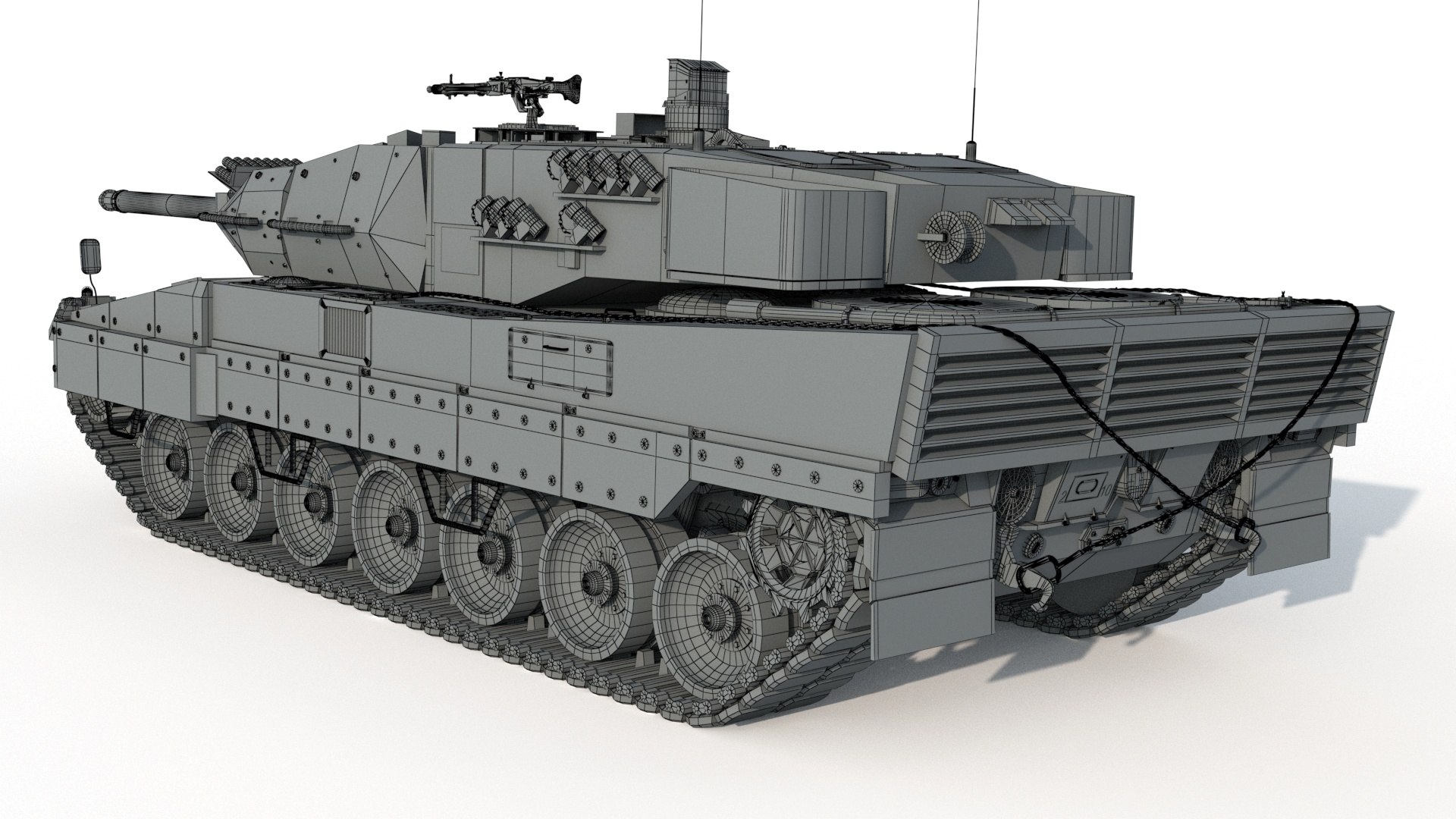 Leopard 2A6 Tank 3D Model - TurboSquid 2421158