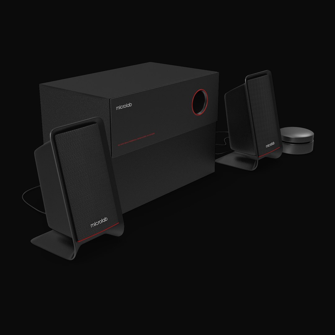 3d Model Microlab M200