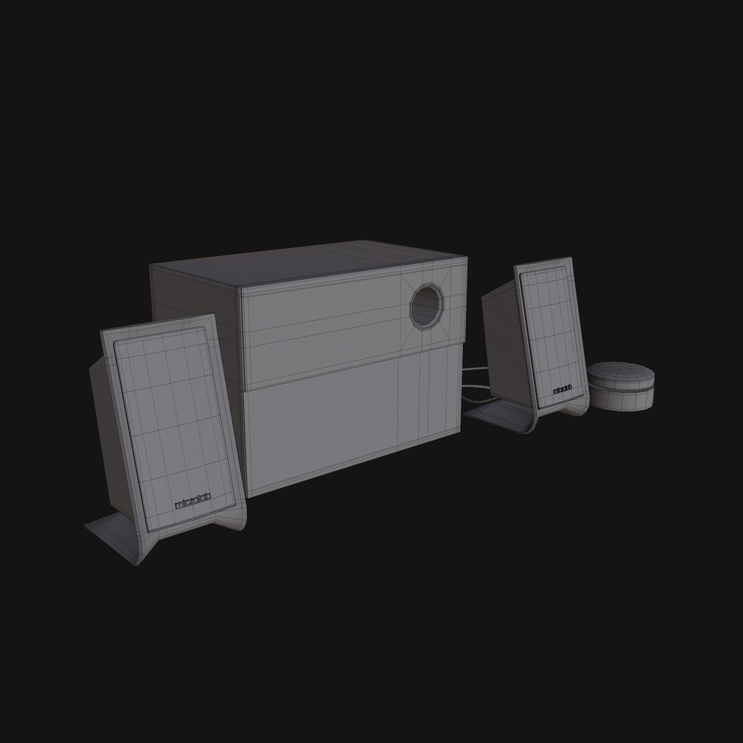 3d Model Microlab M200