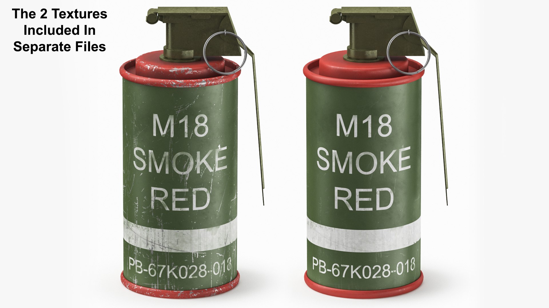 M18 Smoke Grenade 02 Model - TurboSquid 2099626