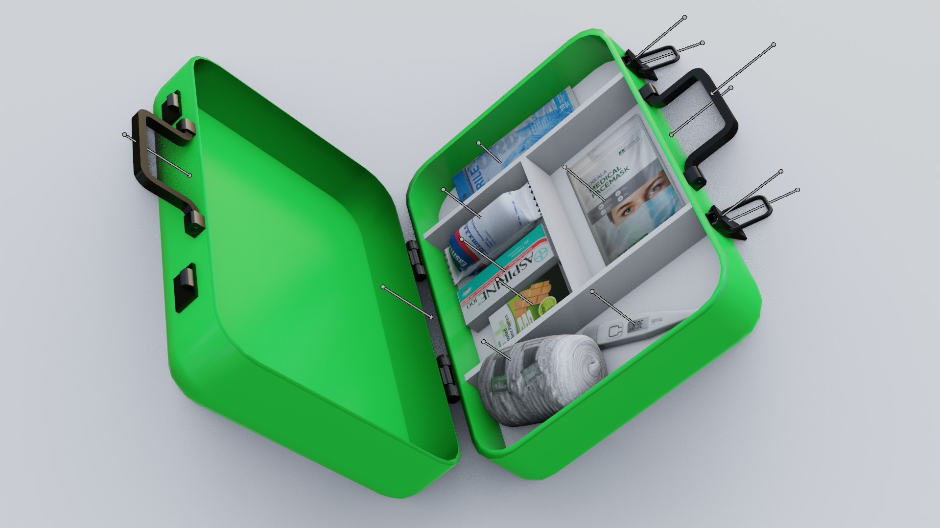 First Aid 3D Model - TurboSquid 1807682