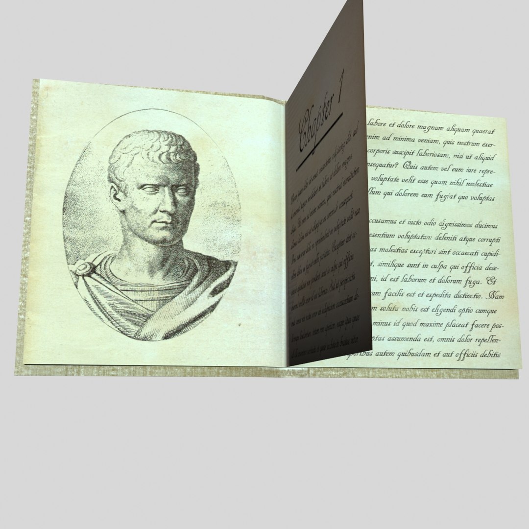 3d Book Page