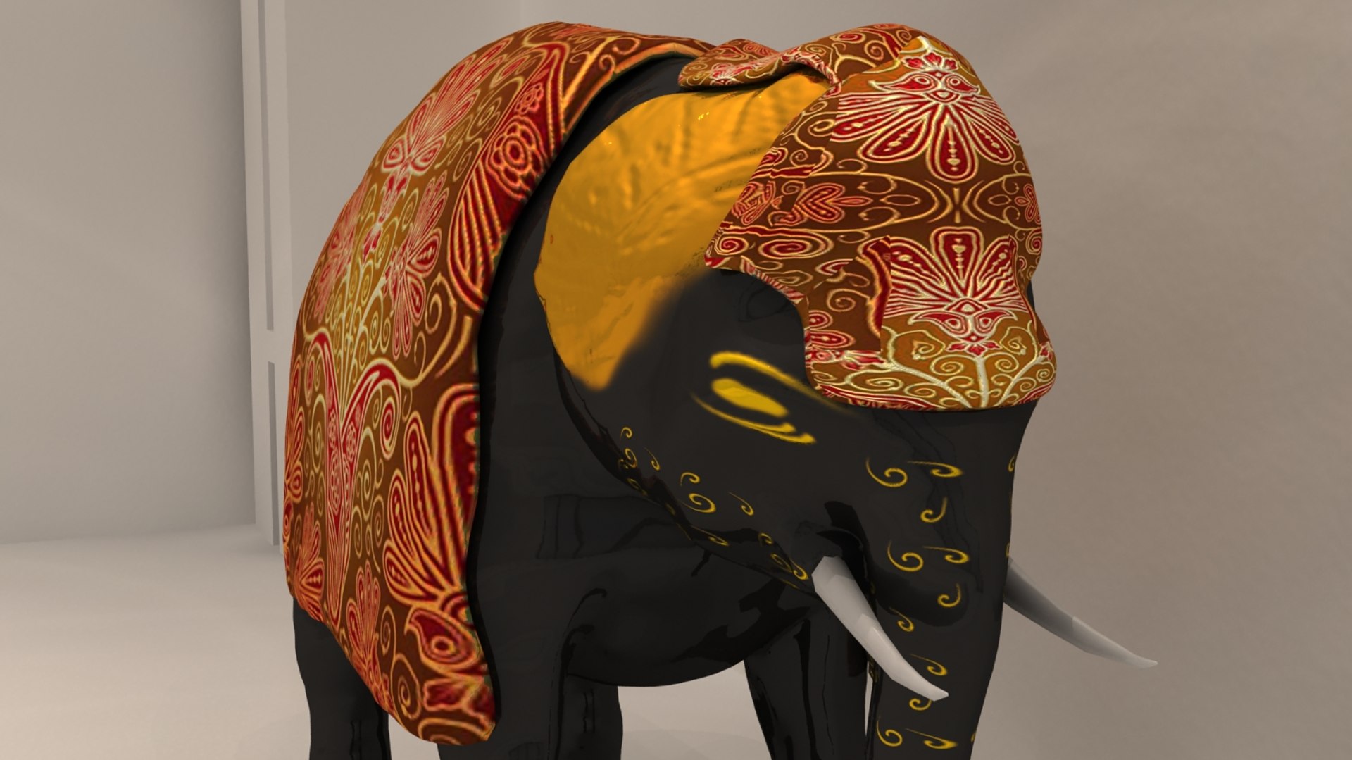 maya traditional indian elephant