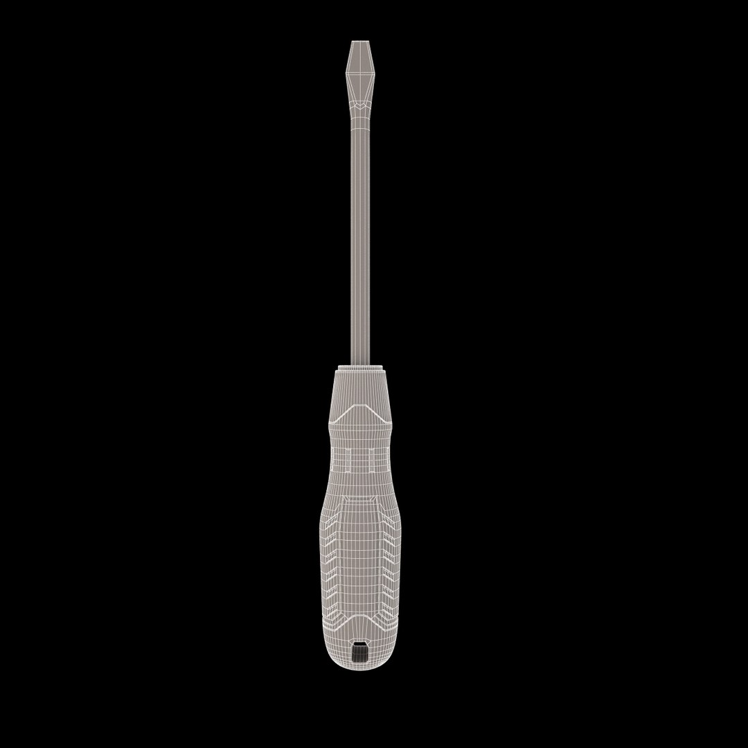 3d Screwdriver Tools Model