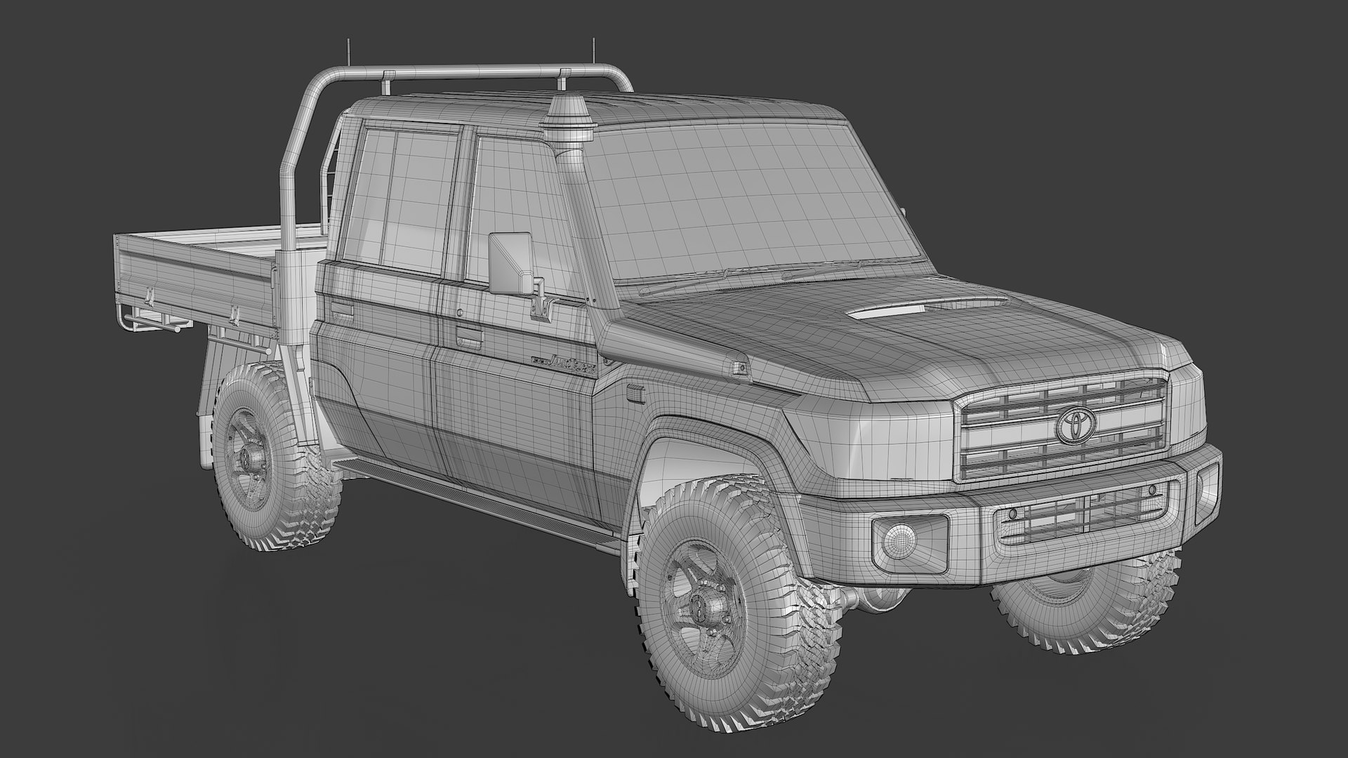 3D Model 2012 Toyota Land Cruiser J79 Workmate - TurboSquid 2148806