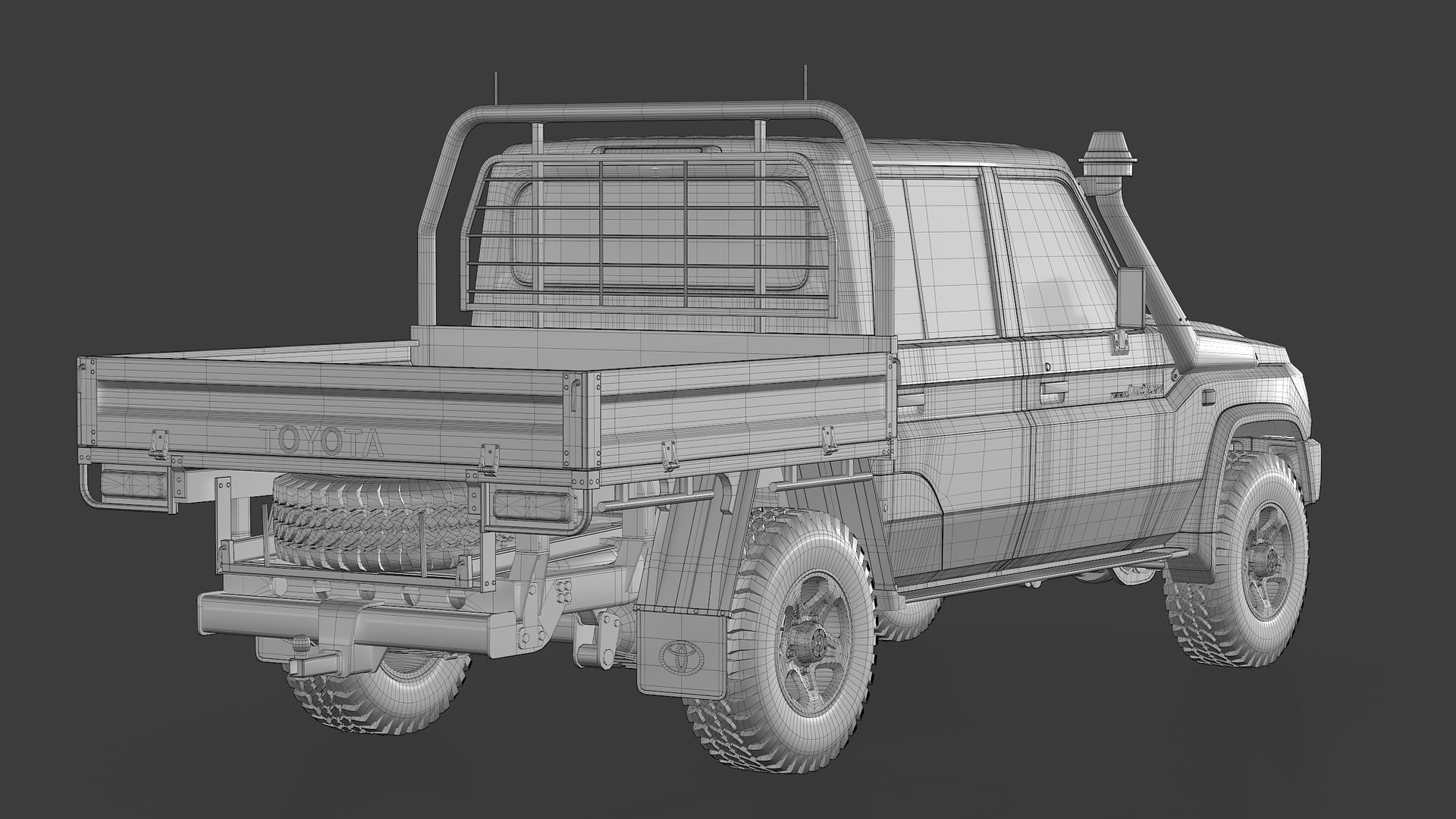 3D Model 2012 Toyota Land Cruiser J79 Workmate - TurboSquid 2148806