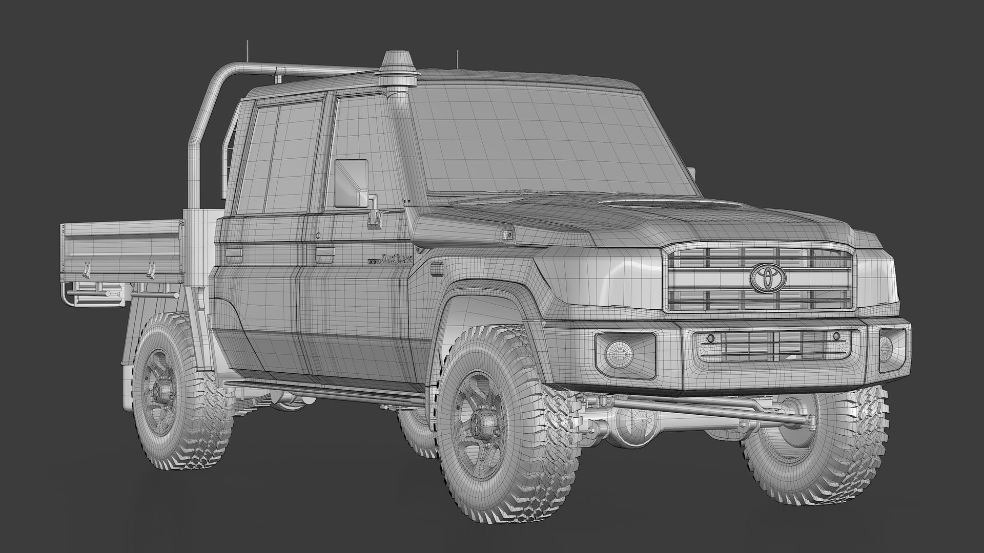 3D Model 2012 Toyota Land Cruiser J79 Workmate - TurboSquid 2148806