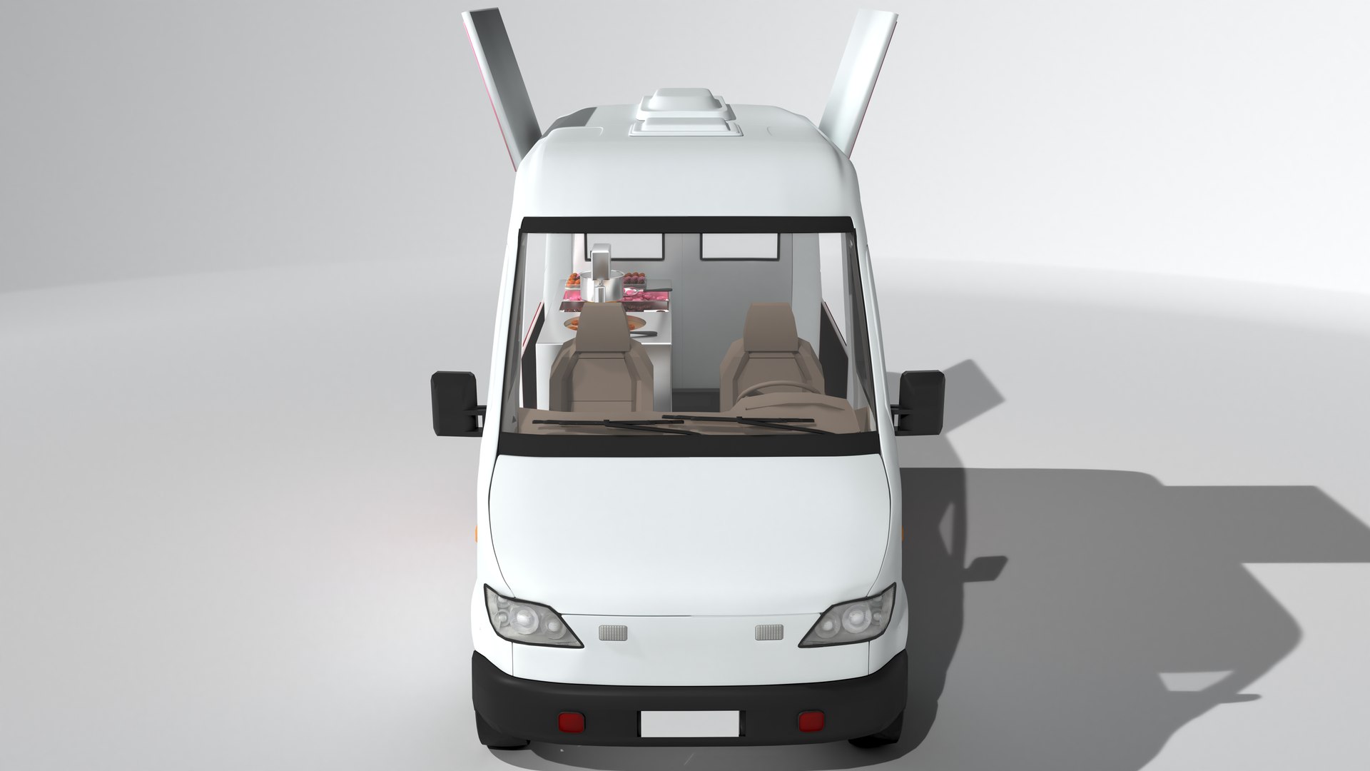 Donut Van 3D Model - TurboSquid 2365934