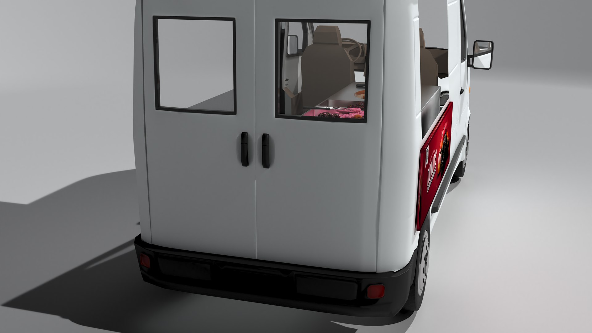 Donut Van 3D Model - TurboSquid 2365934