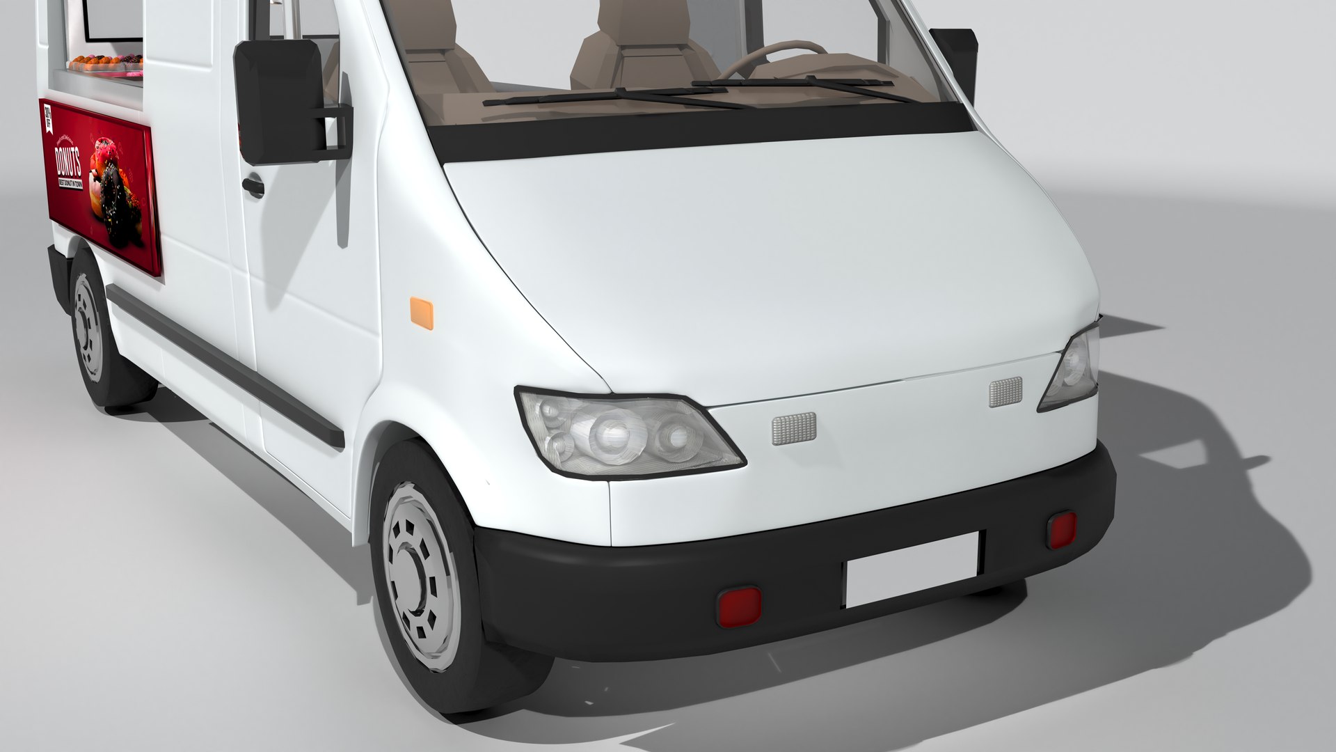 Donut Van 3D Model - TurboSquid 2365934