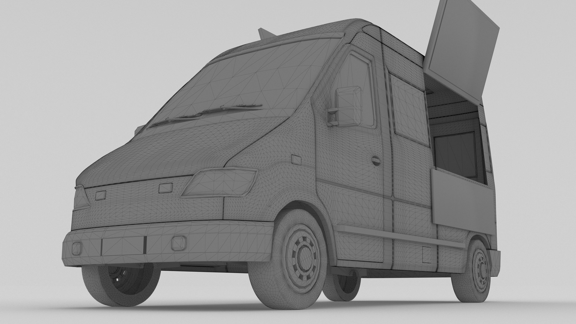 Donut Van 8K 3D Model - TurboSquid 2365934