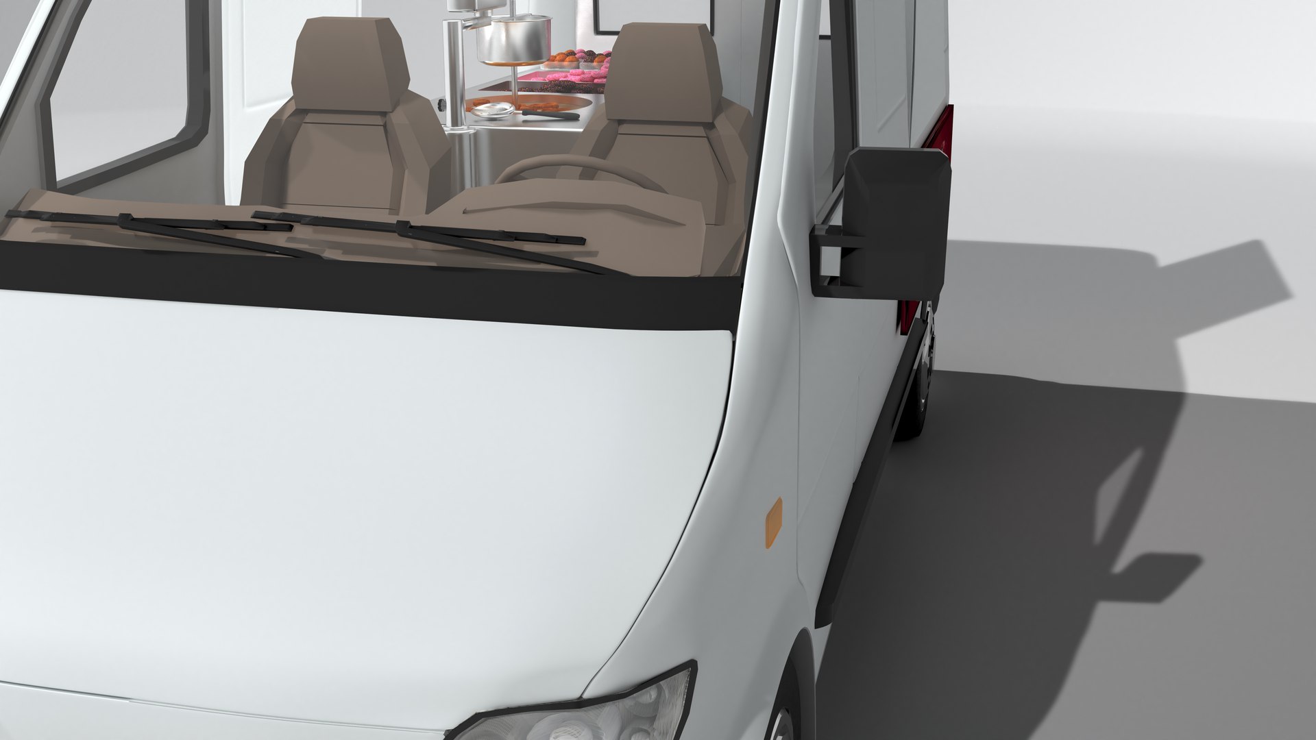 Donut Van 3D Model - TurboSquid 2365934