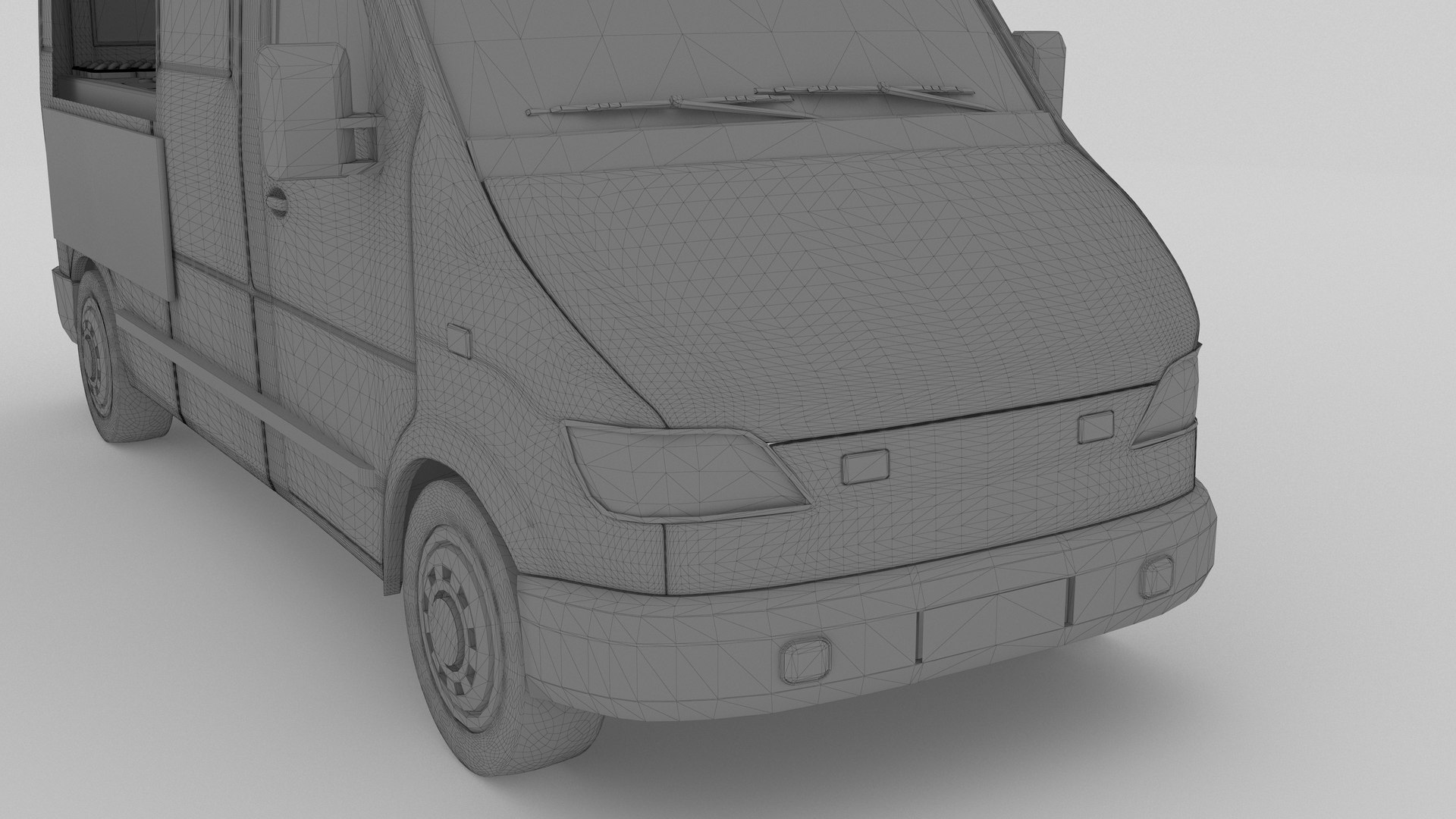 Donut Van 3D Model - TurboSquid 2365934