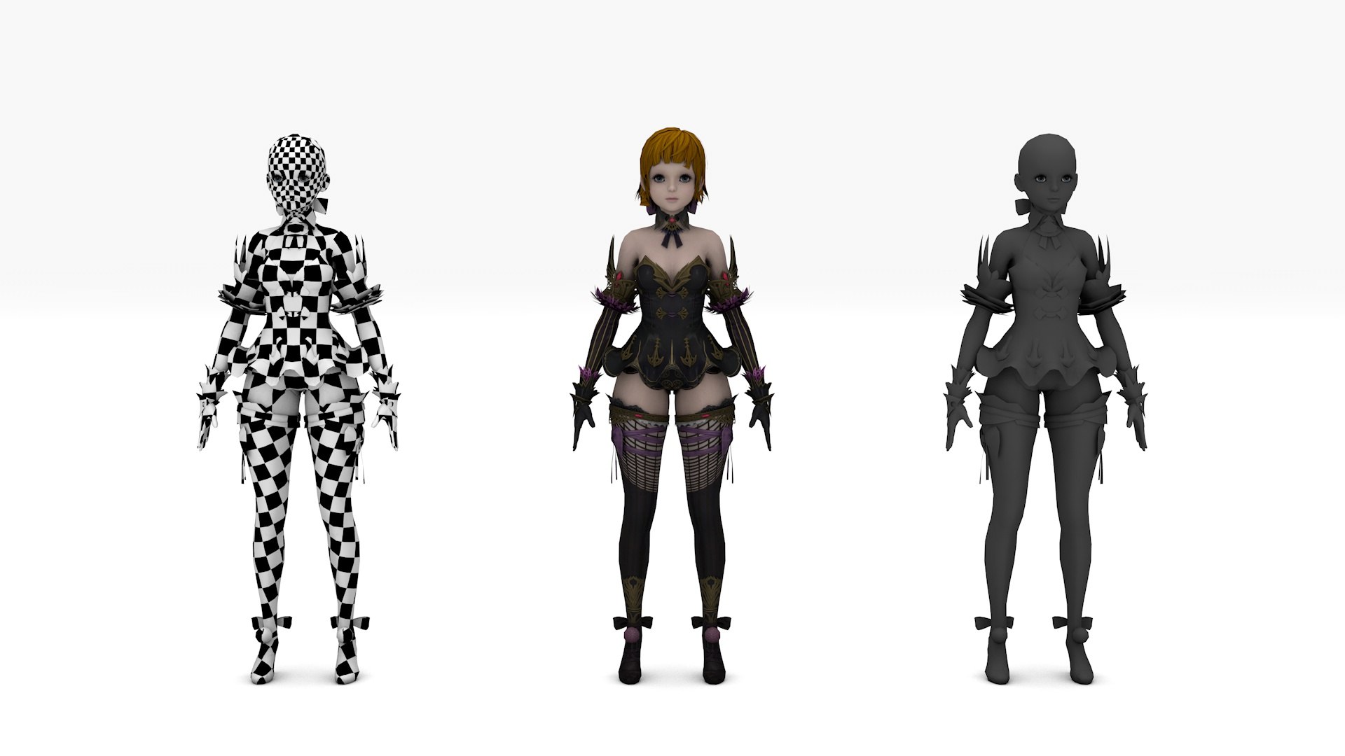 3D Mag Girl V2 - TurboSquid 1894155