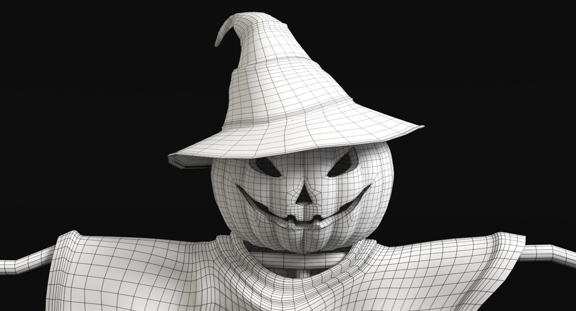 Scary Scarecrow 3d Max