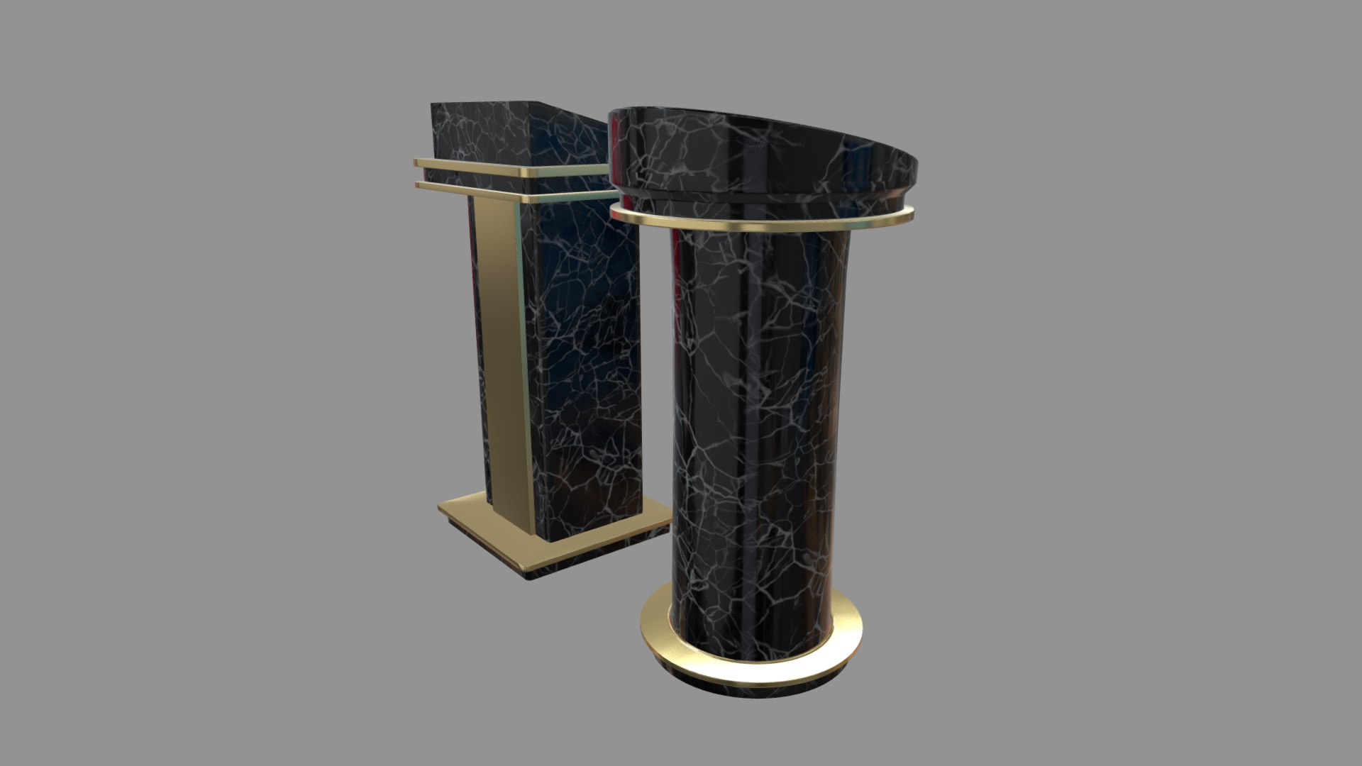 Modern Luxury Lectern Podium 3D Model - TurboSquid 2171068
