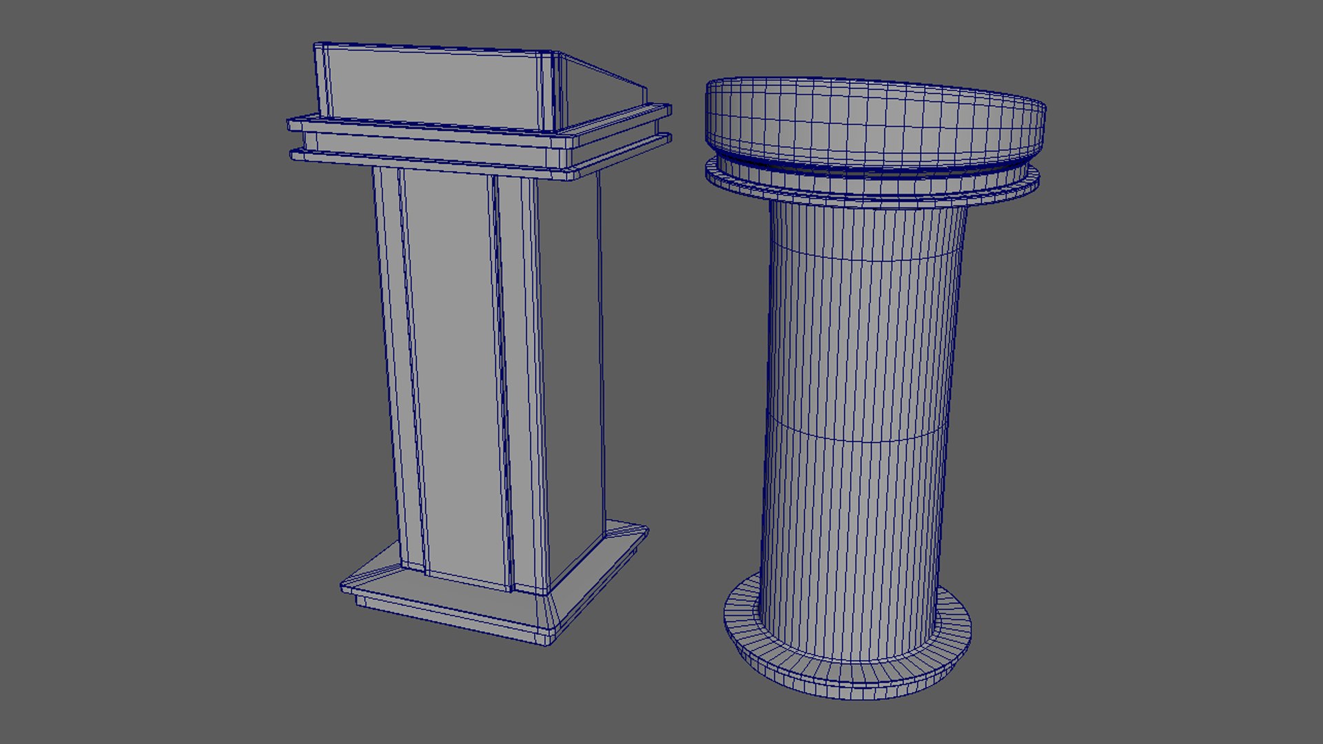 Modern Luxury Lectern Podium 3D Model - TurboSquid 2171068
