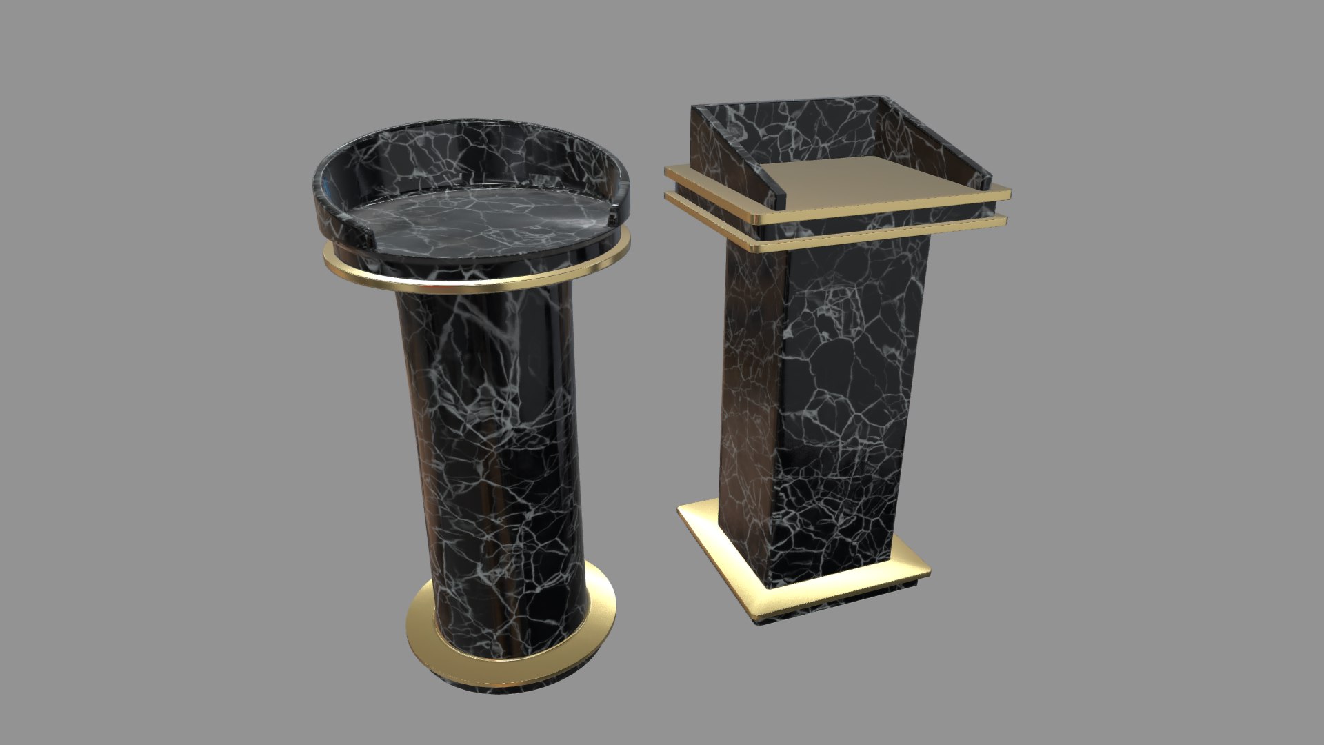 Modern Luxury Lectern Podium 3D Model - TurboSquid 2171068