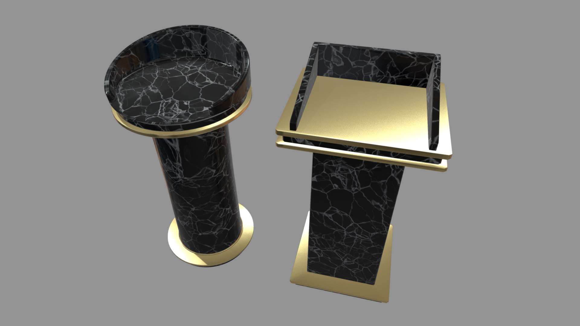Modern Luxury Lectern Podium 3D Model - TurboSquid 2171068